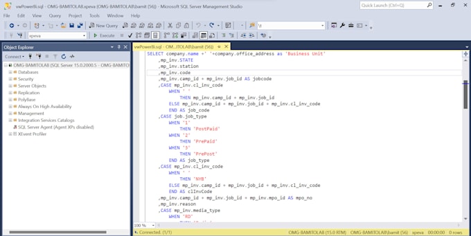 Administer your sql server database by Bamitola | Fiverr