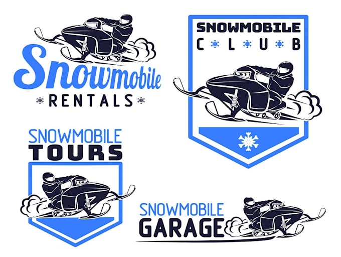 Make a unique snowmobile and sports logo by Arlenemurr | Fiverr