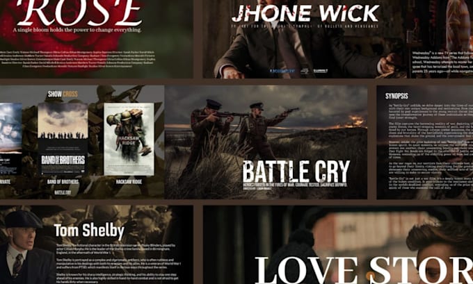 Create film pitch deck movie pitch deck tv series by Willsloseyi | Fiverr