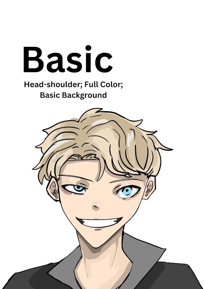 Draw fanart, oc, pfp in anime style by Quangjutsu | Fiverr