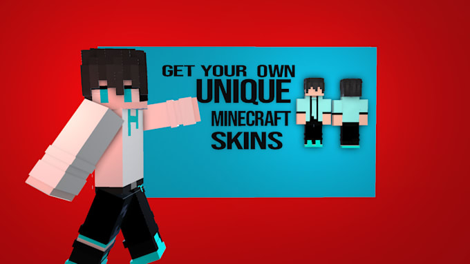 The best minecraft skin by Mineyarasa | Fiverr