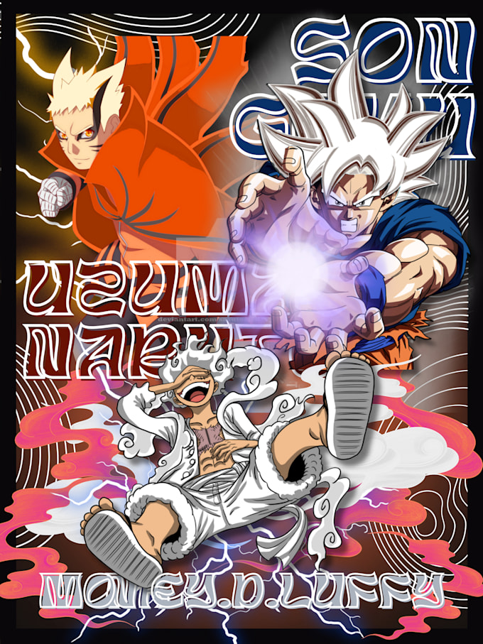 Make you a custom poster with your fav characters by Dhairya_113 | Fiverr