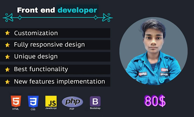 Create Responsive Website From Html Css Javascript Php And Bootstrap