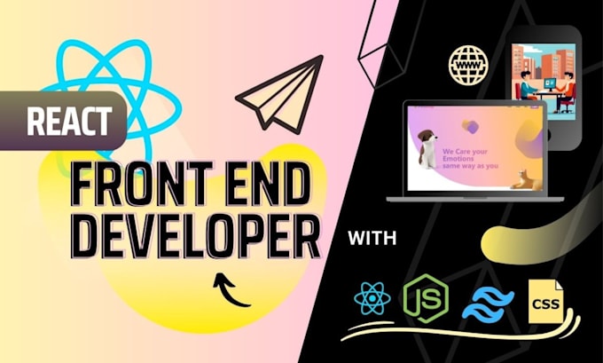 Be your front end developer in react by Mstfatima0046 | Fiverr