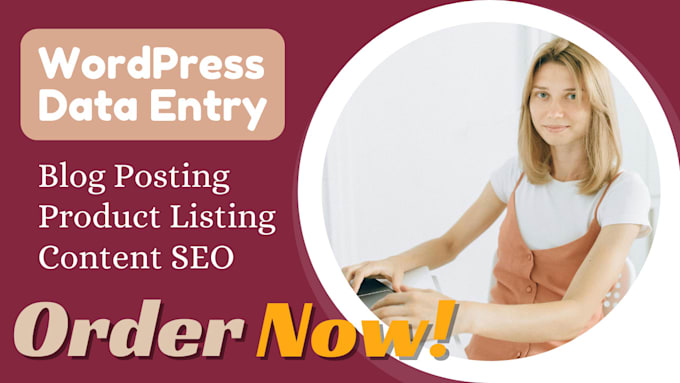 Do wordpress data entry blog posts and product listing by Jackyy44 | Fiverr