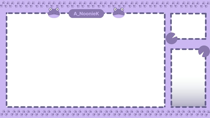 Design a simple overlay for your twitch stream by Nooniek | Fiverr
