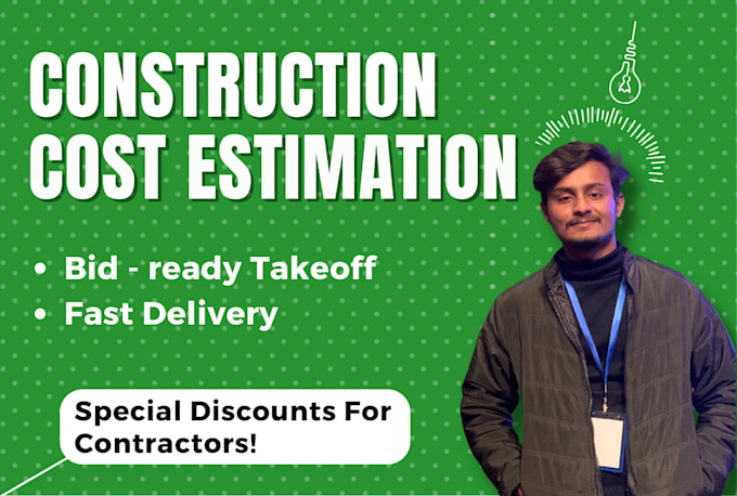 Do material take off, project estimator and construction cost estimation by Waqas_ahmed0471 | Fiverr