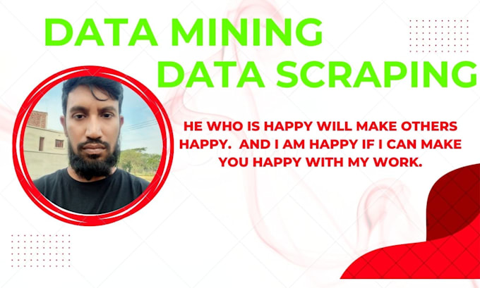 Do professional data mining and data scraping job by Mahin430 | Fiverr