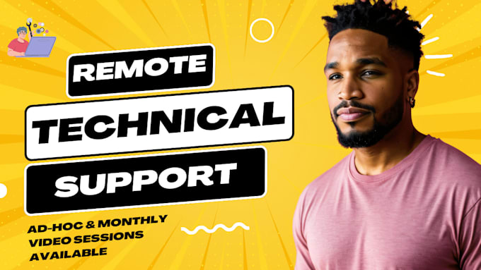 Offer remote technical support and troubleshooting by Alexhaynes | Fiverr