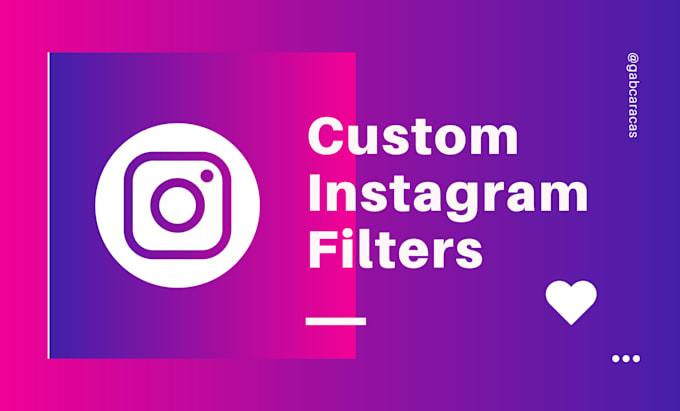 Create custom instagram filters by Gabcaracas | Fiverr