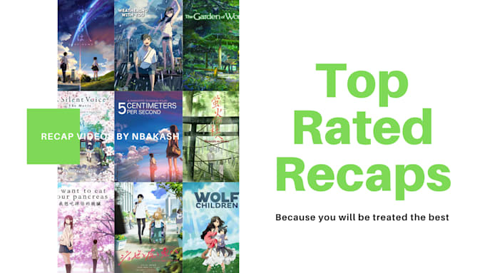 Edit a professional anime, manga, or manhwa recap video by Nbakash | Fiverr