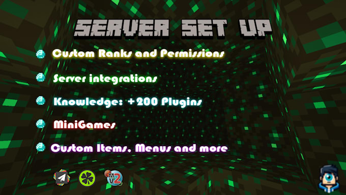 Expertly set up your minecraft server with plugins by Wallasgms | Fiverr