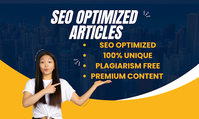 Write seo articles of your choice by Amna_nisaar | Fiverr