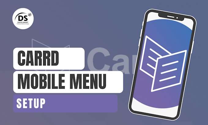 Setup the mobile dropdown menu for your carrd landing page website by ...