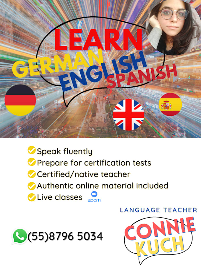 Guide you towards achieving your personal language goals by Conniekuch ...