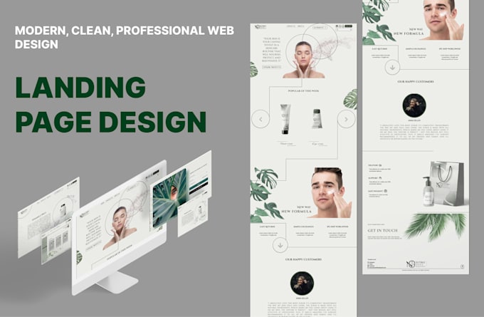 Design ux ui hero page, landing page, website or mobile by Deovisuals ...