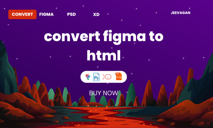Convert figma to html css using bootstrap by Jeevagan_dev | Fiverr