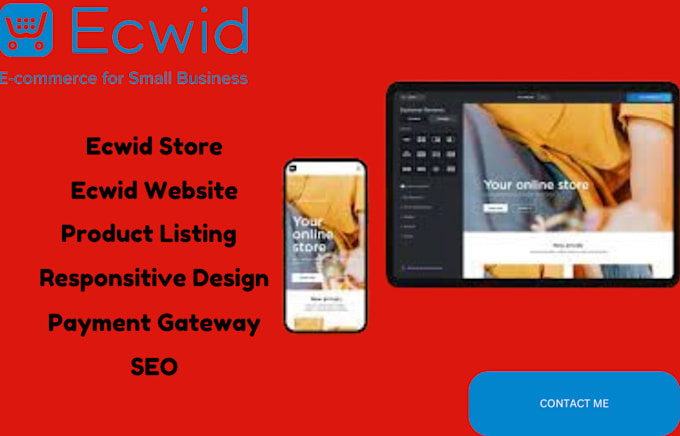 Setup design and redesign your ecwid ecommerce store by Ezekielisaiah | Fiverr