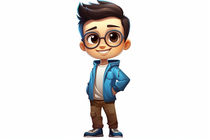 Design a fun and colorful cartoon character by Spotlessa | Fiverr