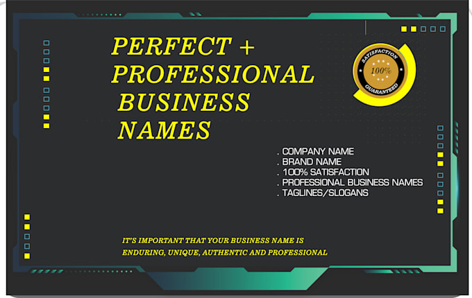 Create professional business names for your brand by Peteredward001 ...