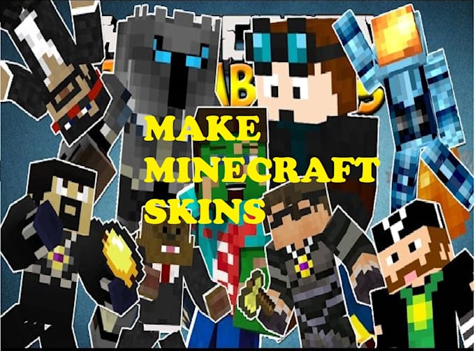 Create your custom minecraft skin character by Abhigyan333 | Fiverr