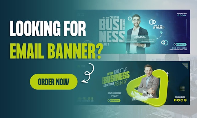 Design professional email banner, email signature, and email header by ...