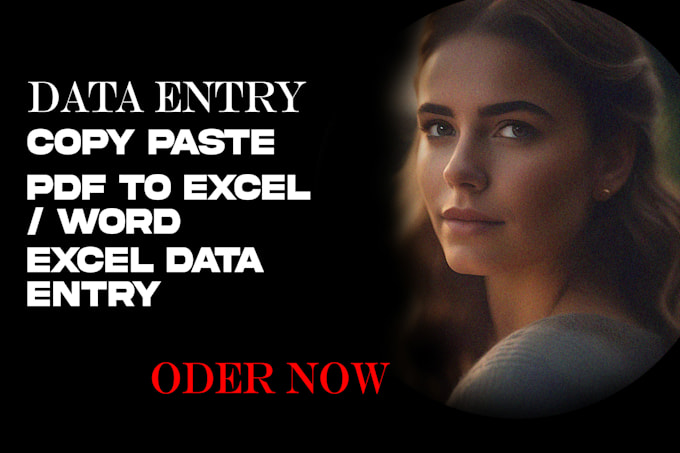 Excel data entry, copy paste, pdf to excel by Sofibenyahia | Fiverr