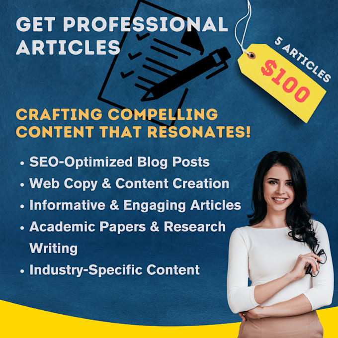 Create custom articles for your needs by Nazihath_nawaz | Fiverr