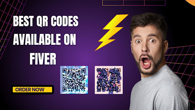 Design modern qr codes by Muzamilchanna12 | Fiverr