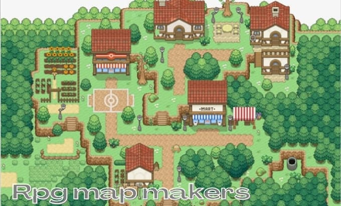Design a rpg maker custom map rpg character battle sprite animated rpg ...