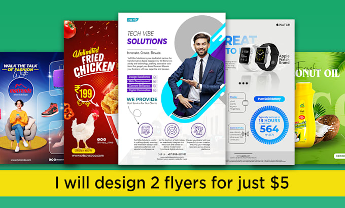Design professional looking flyers by Sinaan_graphy | Fiverr