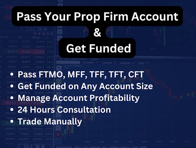 Forex prop trading, forex account management by Smizzy2 | Fiverr