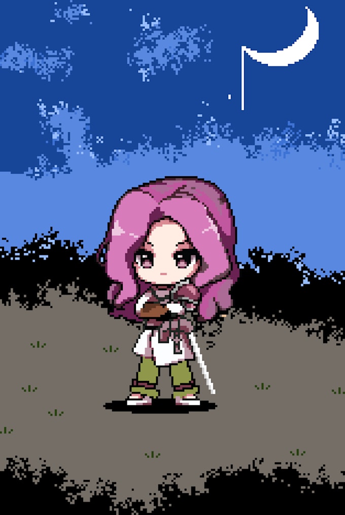 Create 8 bit or 16 bit pixel art character, sprite sheet, game asset ...