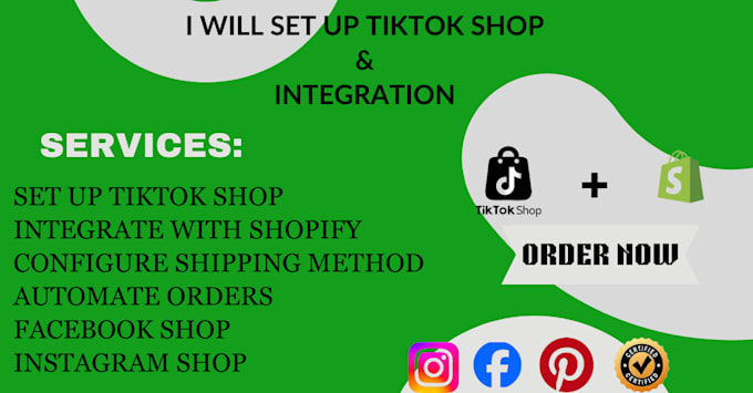 Set up tiktok shop connect integrate with shopify product by Amb_hub ...