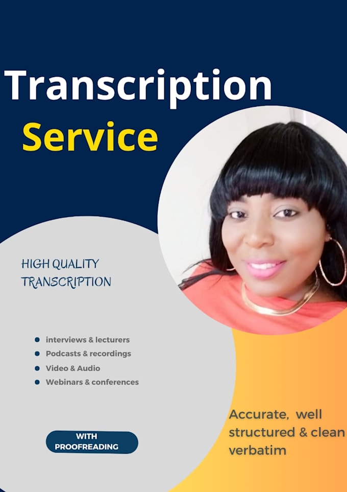 Transcribe high quality audio and non verbatim transcription by ...