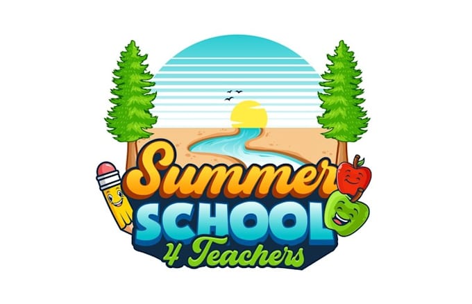 Summer school teachers logo design by Johnewoode | Fiverr