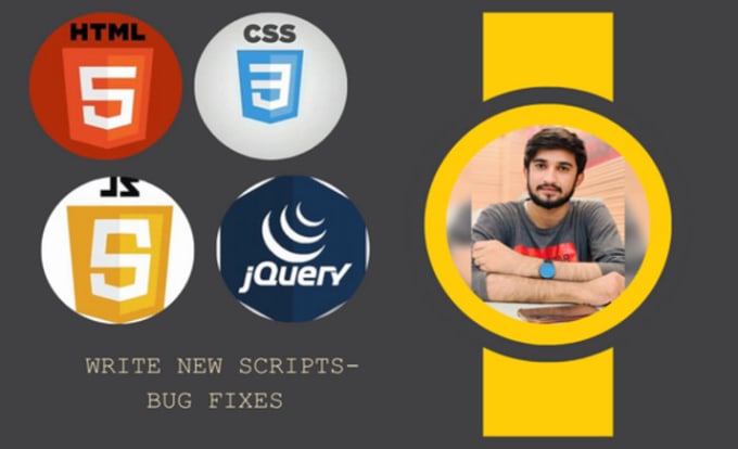Write And Fix Any Script In Html Css Javascript And Jquery By Sanaullah594 Fiverr