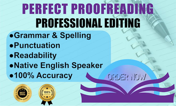 Professionally edit and proofread your manuscript by Madeleine_white ...
