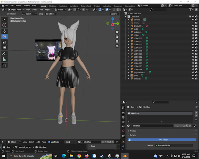 Custom vr vrc vrchat 3d fursona furry avatar character model design rig by Isabella_markt | Fiverr