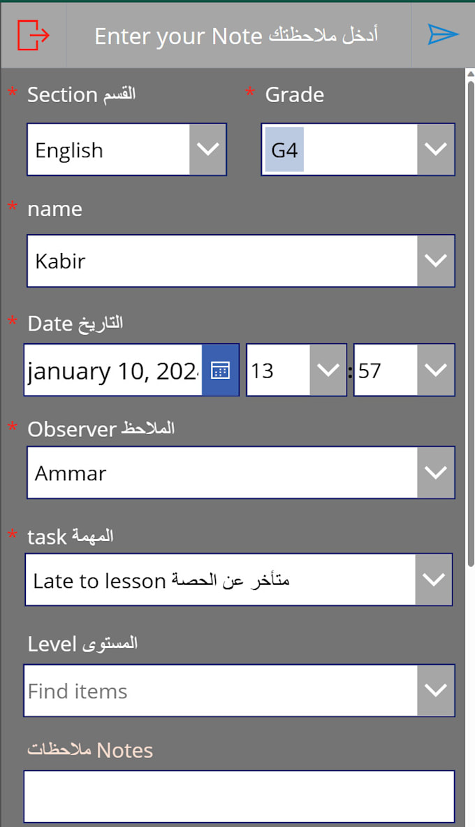Make a tracking system for your teachers or staff tasks by Abuowais13 ...