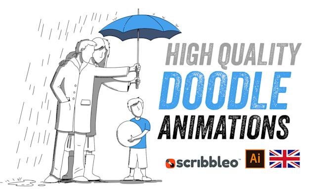 Create a high quality doodle animation by Drawmill | Fiverr