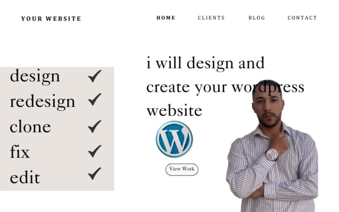 Design, develop, fix, create your custom wordpress website by ... Design, develop, fix, create your custom wordpress website by ...