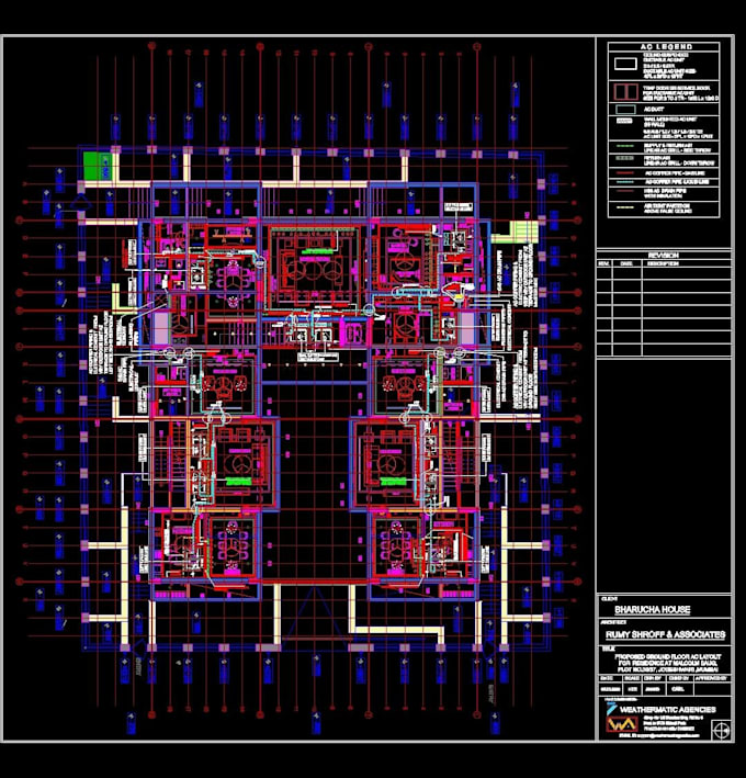 Do vrv vrf drawings, hvac design and drafting by Aasimhajwani | Fiverr