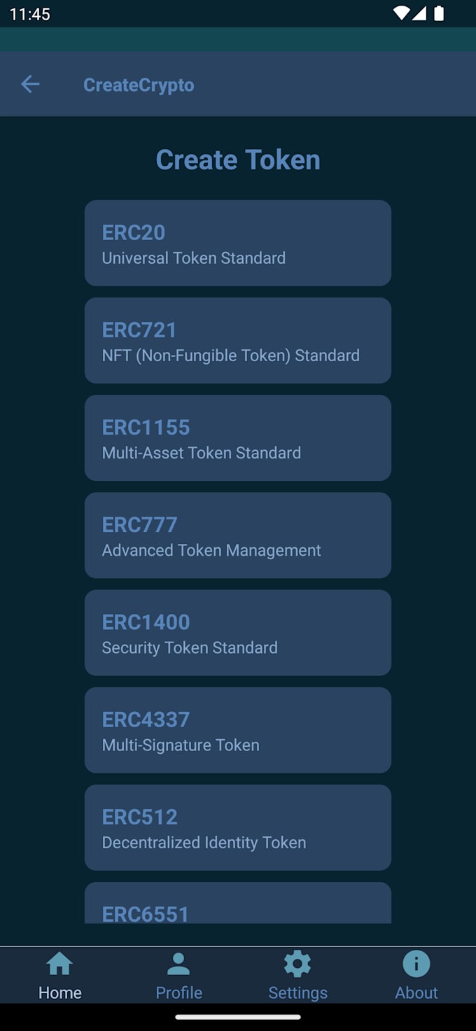 Create erc20, erc721, erc1155 tokens using saymatik web3 wallet by Saidnadeem | Fiverr