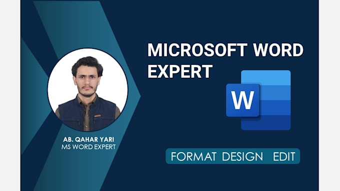 Format, design, edit and fix microsoft word documents by Abqahar | Fiverr