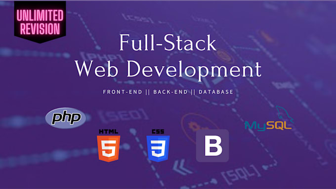 Do Web Development In Html Css Bootstrap Php And Mysql By Ahmedhassan56 Fiverr