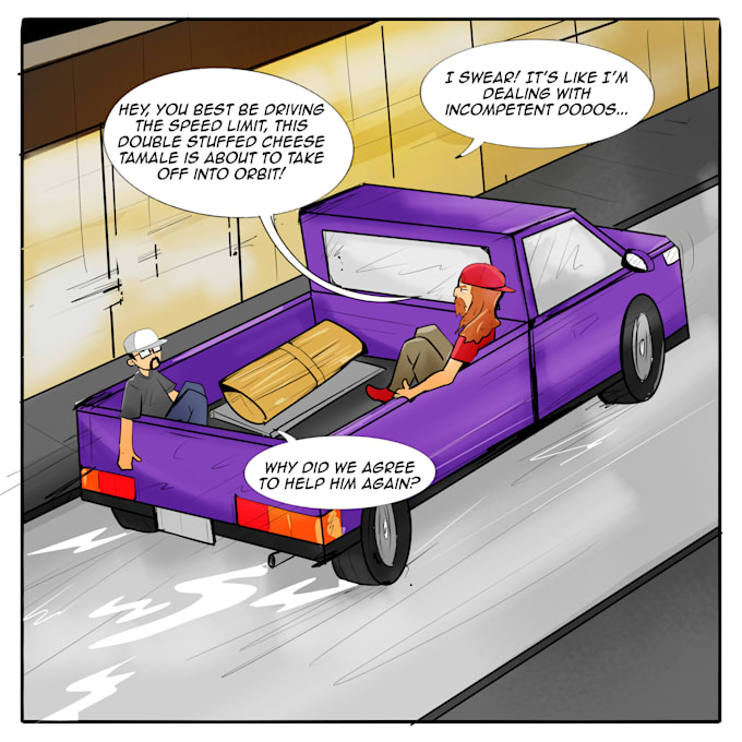 Make amazing custom comic strip and illustration by Hendrysetya | Fiverr