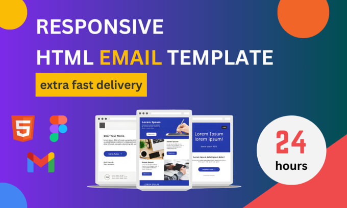 Design responsive html email template by Sayed383 | Fiverr