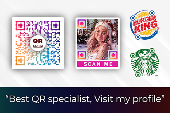 Generate a stylish custom business qr code card design with a logo in 1 ...