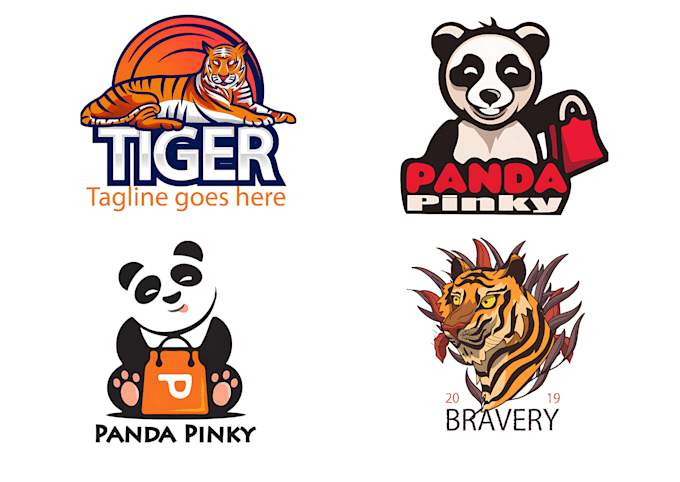 Design an animal esport mascot logo, wolf, tiger, eagle, fox by Carolyn_gutkows | Fiverr